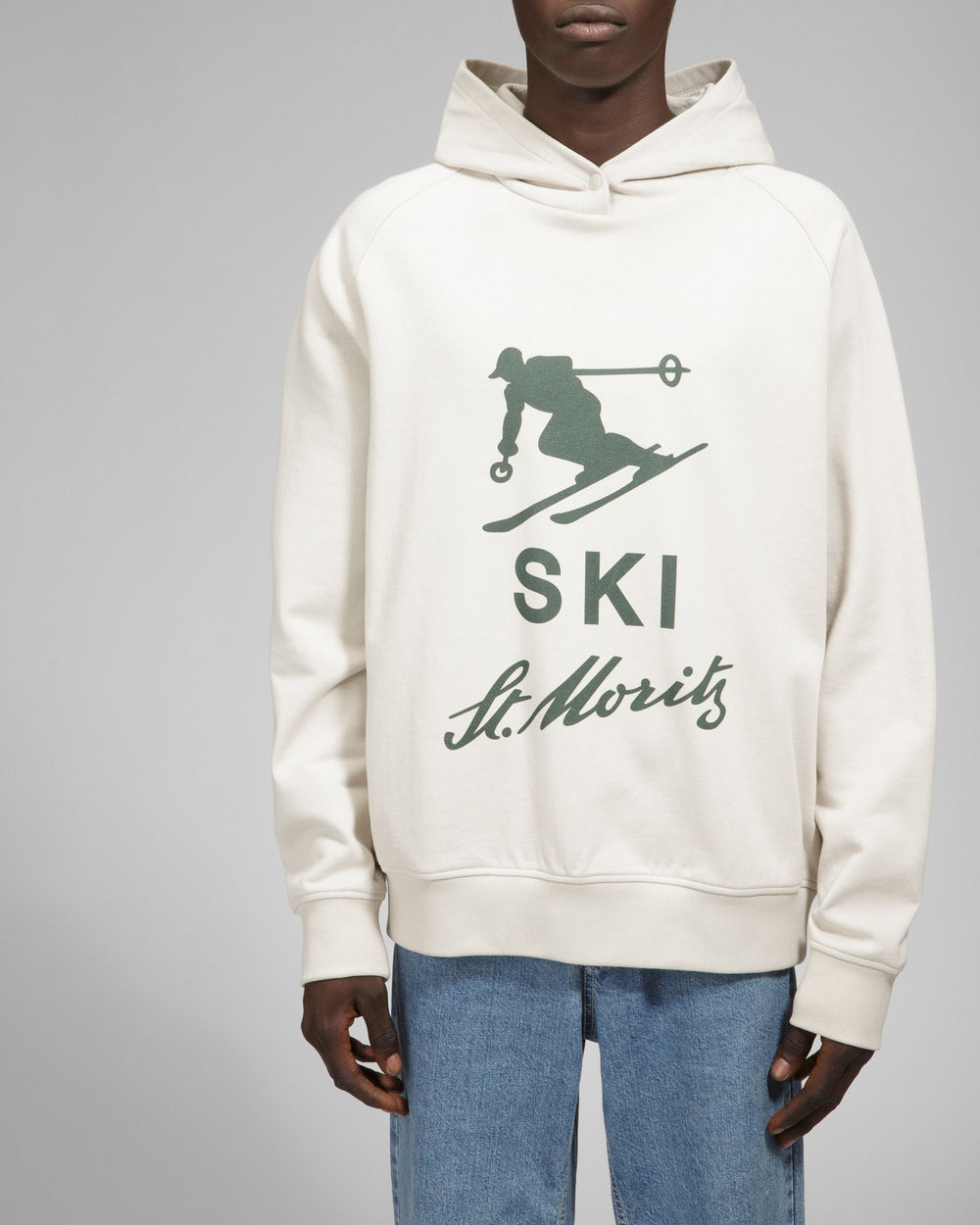 Men's Multicolor Ski St Moritz Hoodie Cotton Sweatshirt In Grey | Bally ...