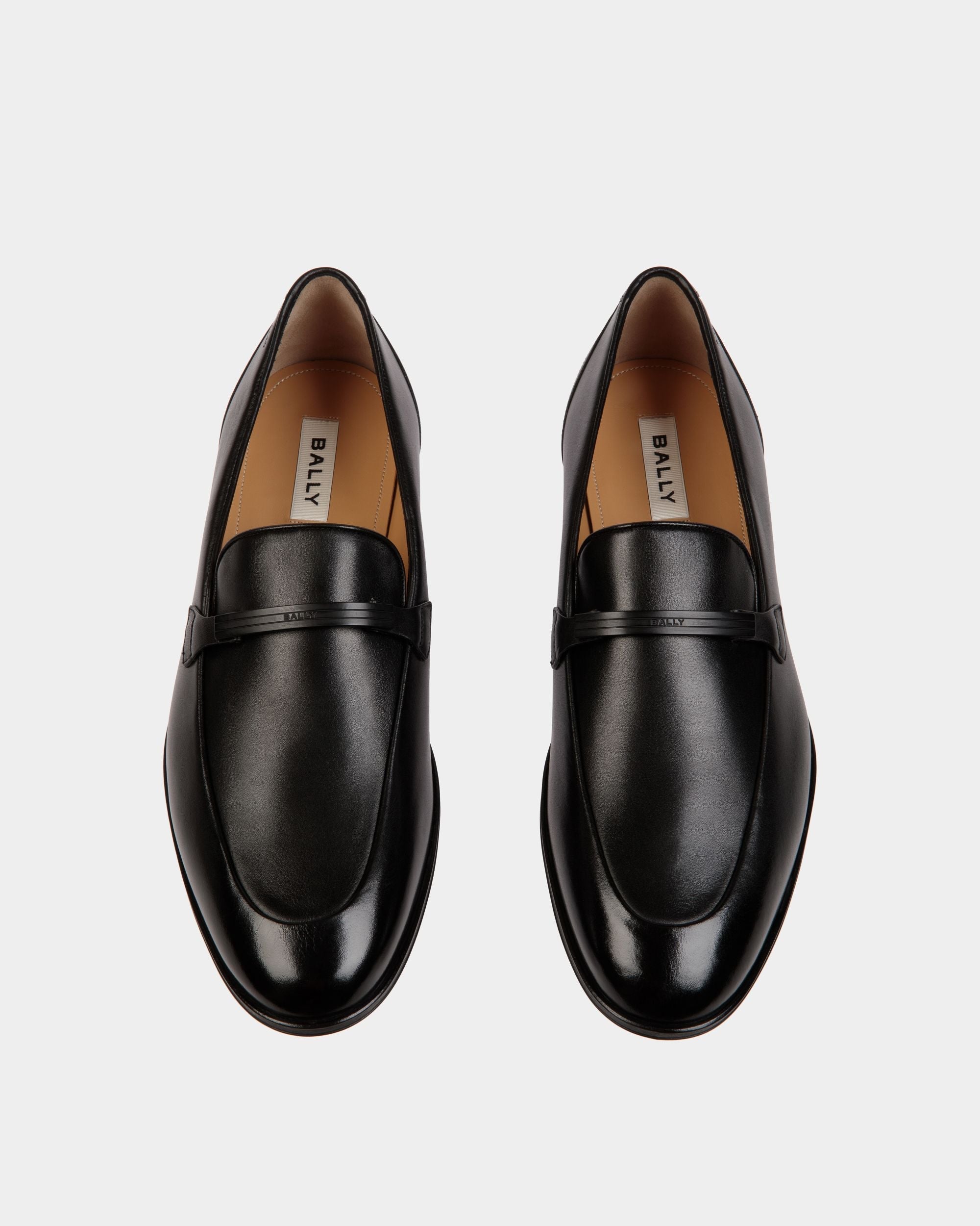 Men's Black Westminster Loafer In Black Leather | Bally Global
