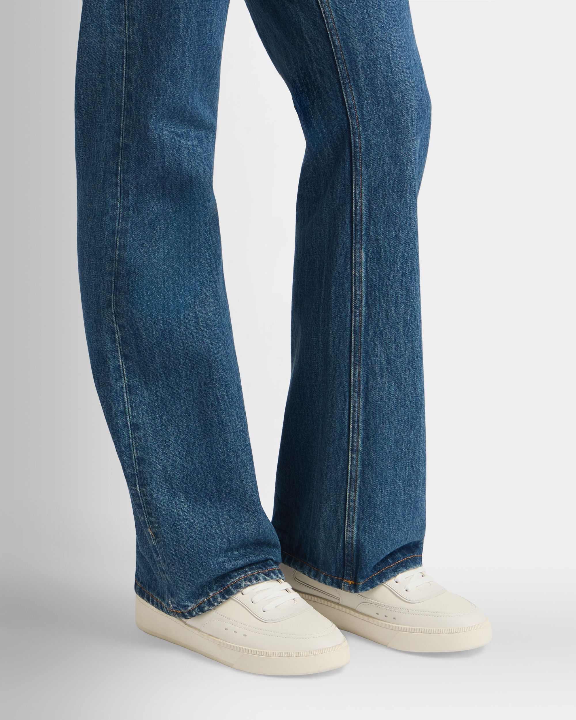 Men's White Raise Sneaker in White Leather | Bally Global